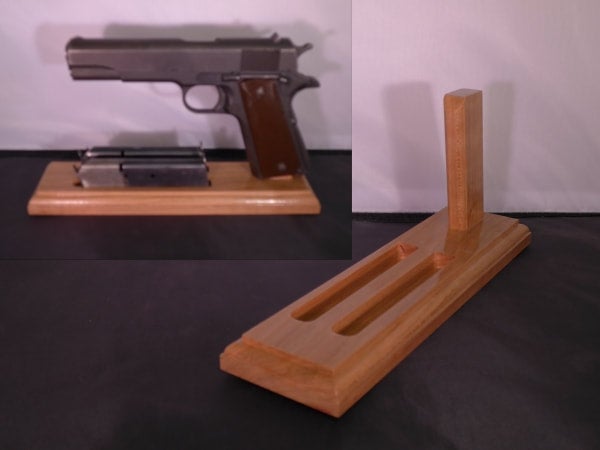 Gun Display Stands for the Colt GI 1911 & 1911A1 | DonaldEvans.com: Gun ...