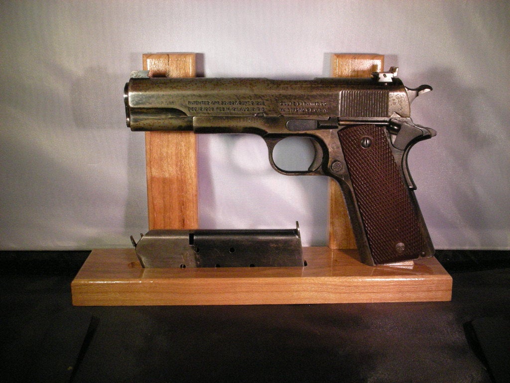 Gun Display Stands for the Colt GI 1911 & 1911A1 | DonaldEvans.com: Gun ...